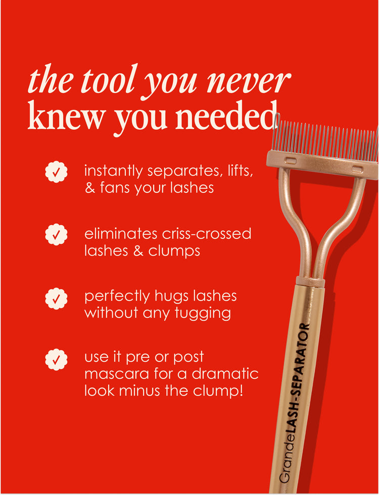 GrandeLASH-SEPARATOR Lash Separating Comb – Grande Cosmetics