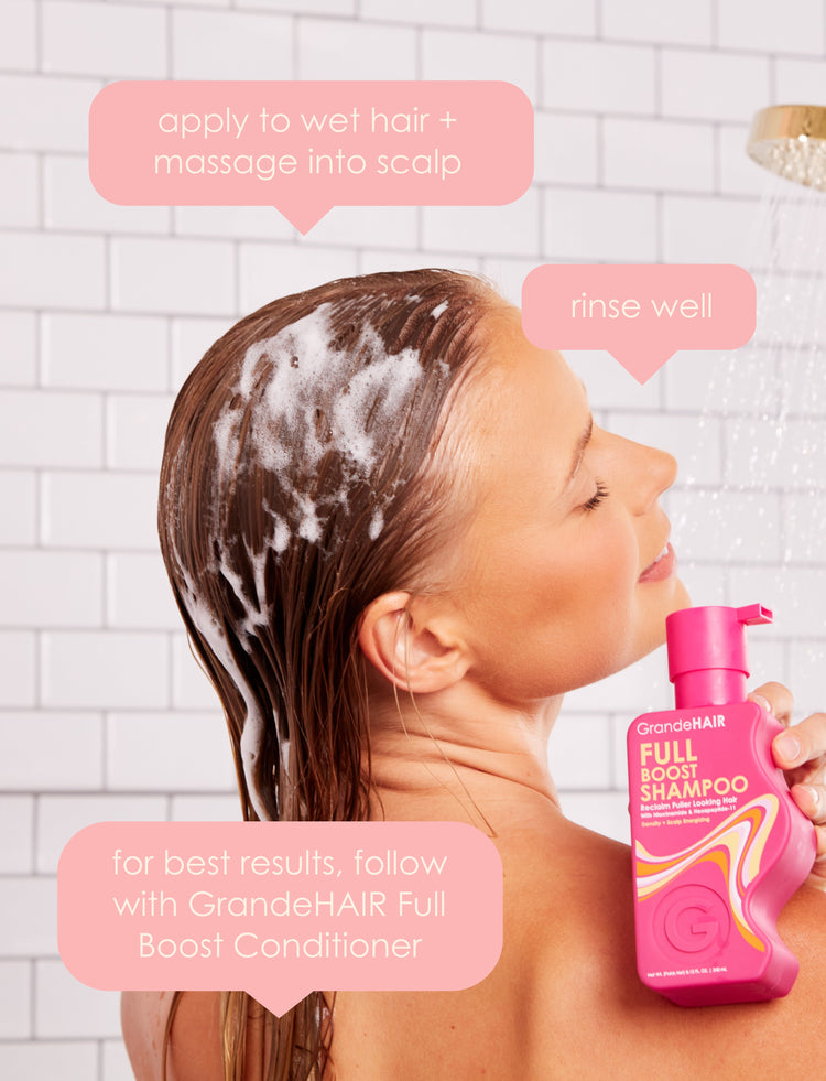 GrandeHAIR Full Boost Shampoo For Thinning Hair – Grande Cosmetics